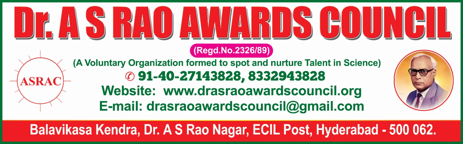 Dr. A.S. Rao Awards Council